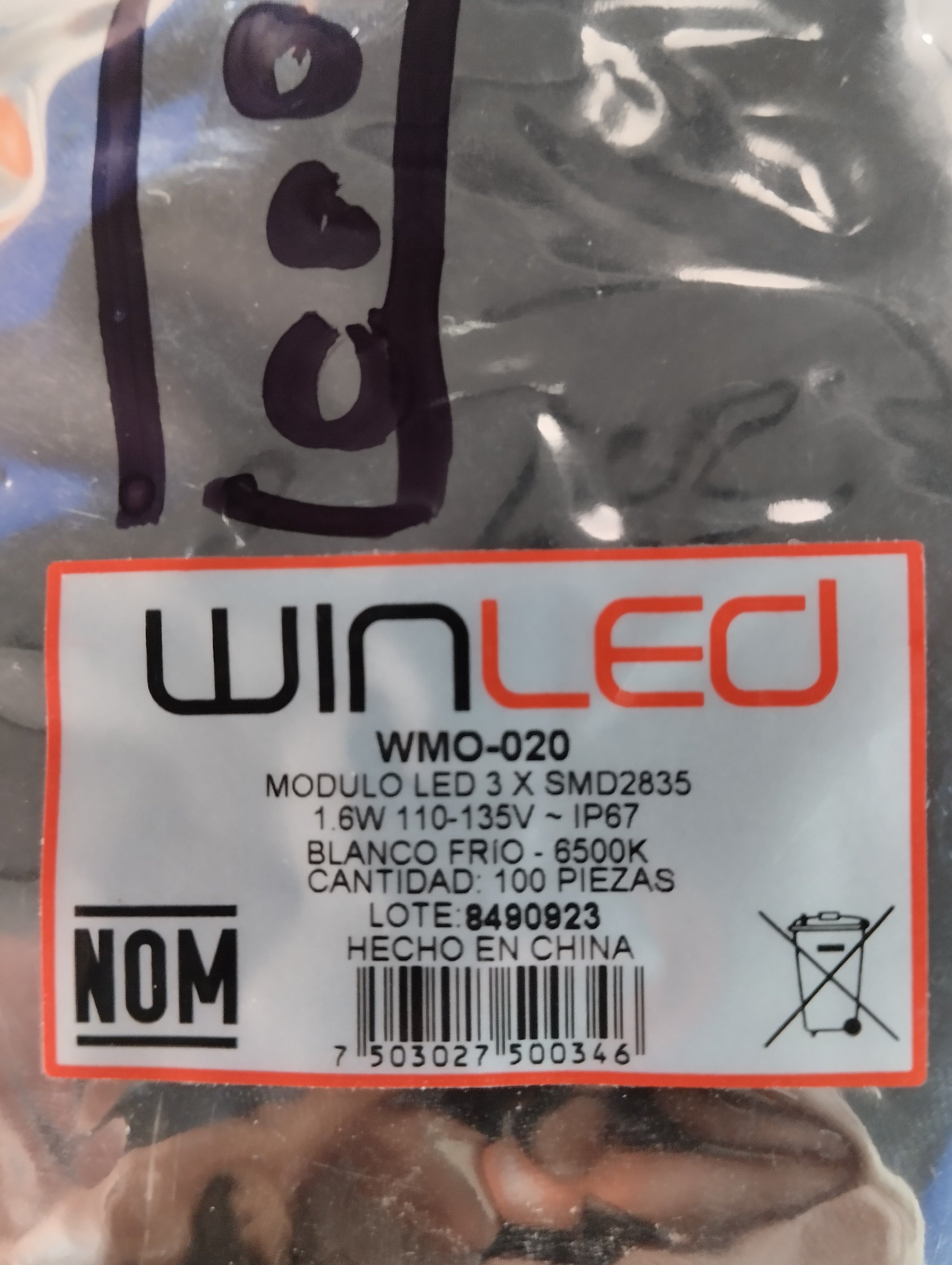 MÓDULO LED 3xSMD2835 BLANCO FRÍO WINLED WMO-020 – Nosa.mx