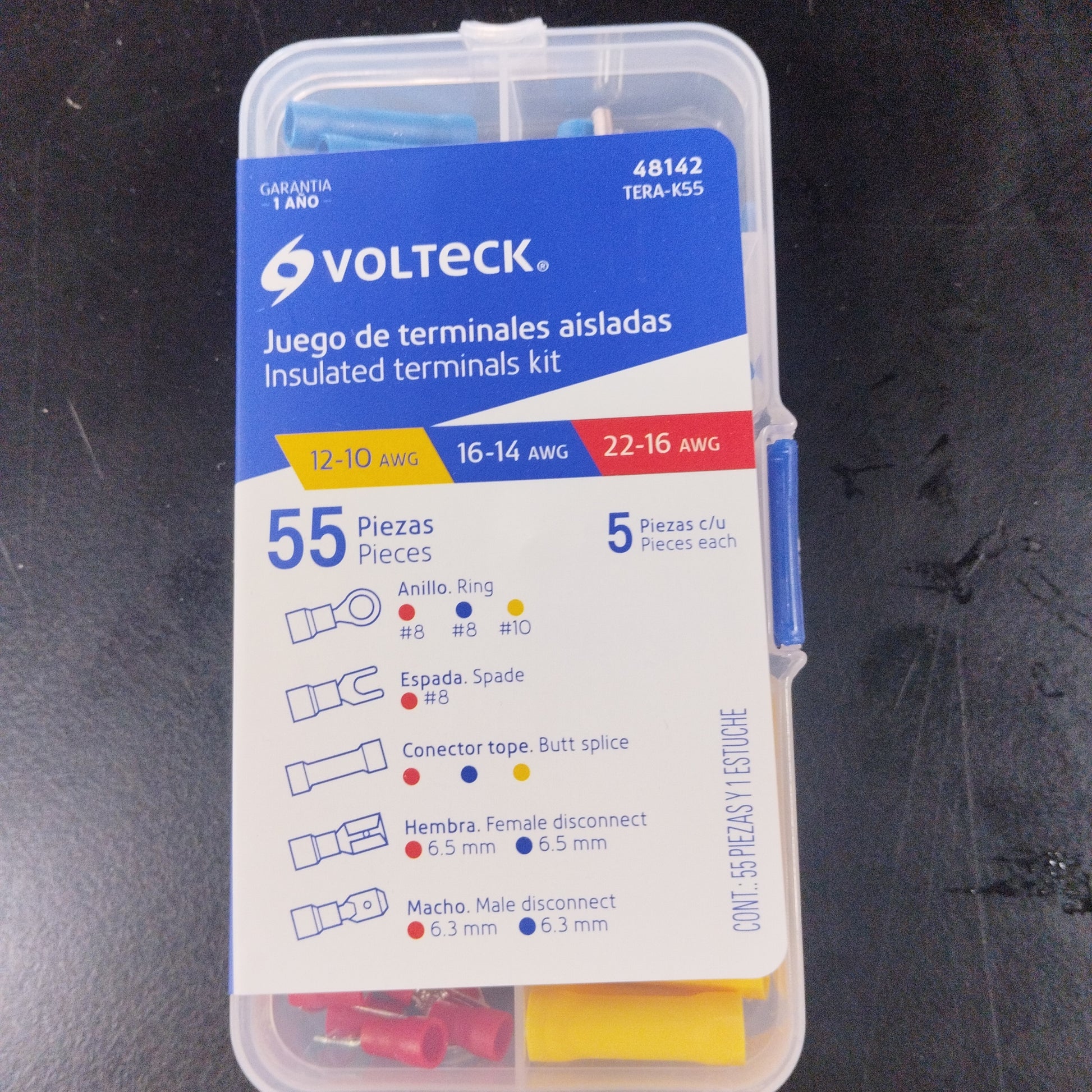 FERRENOSA TERMINALES AISLADAS PARA CABLE KIT 55 PZ 48142 – Nosa.mx