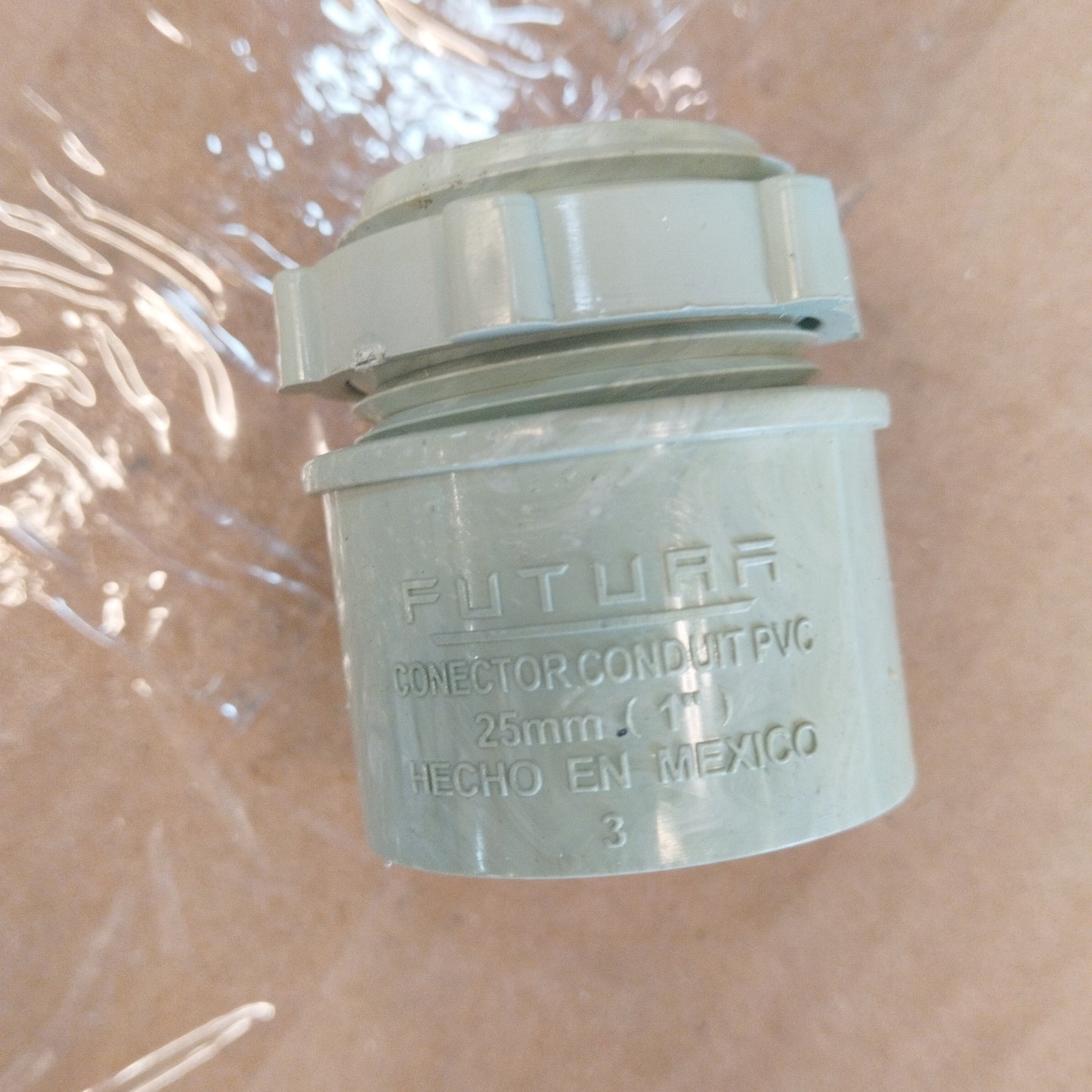 Adaptador macho con tuerca verde PVC conduit 1" tipo pesado – Nosa.mx