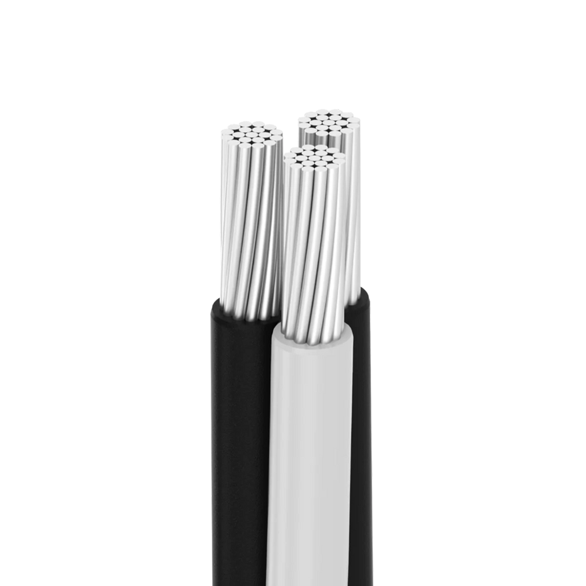 METRO CABLE NEUTRACON ALUMINIO 2X6+1X6 600V VIAKON VK-CN6(2+1)AACT AER ...