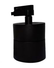 Luminaria tipo spot para riel de 3 hilos 85-265V Negro 20W 30K HEKA20W ...