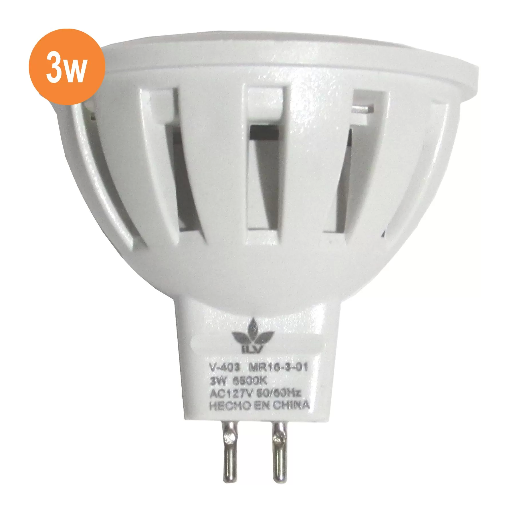 MR16 LED 3W LUZ CALIDA 85-265V – Nosa.mx