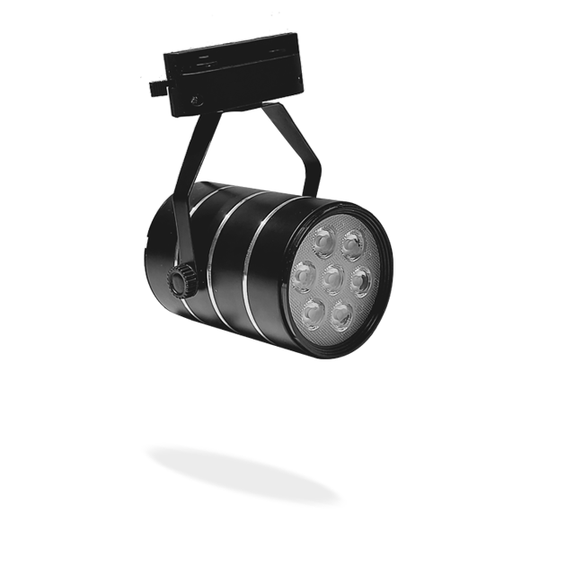 SPOT LUMINARIA LED PARA RIEL 7W 45K (NEGRO) (MUNDO LUCIDO) – Nosa.mx