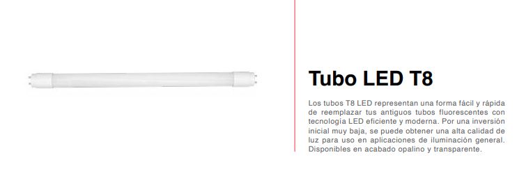 TUBO LED T8 TRANSPARENTE 18W 6500K ICON TUBT8TRA18W65K – Nosa.mx