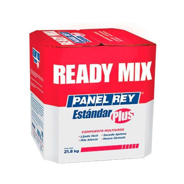 COMPUESTO MULTIUSOS READY MIX ESTÁNDAR PLUS 21.8 KG CAJA PANEL REY 800 ...