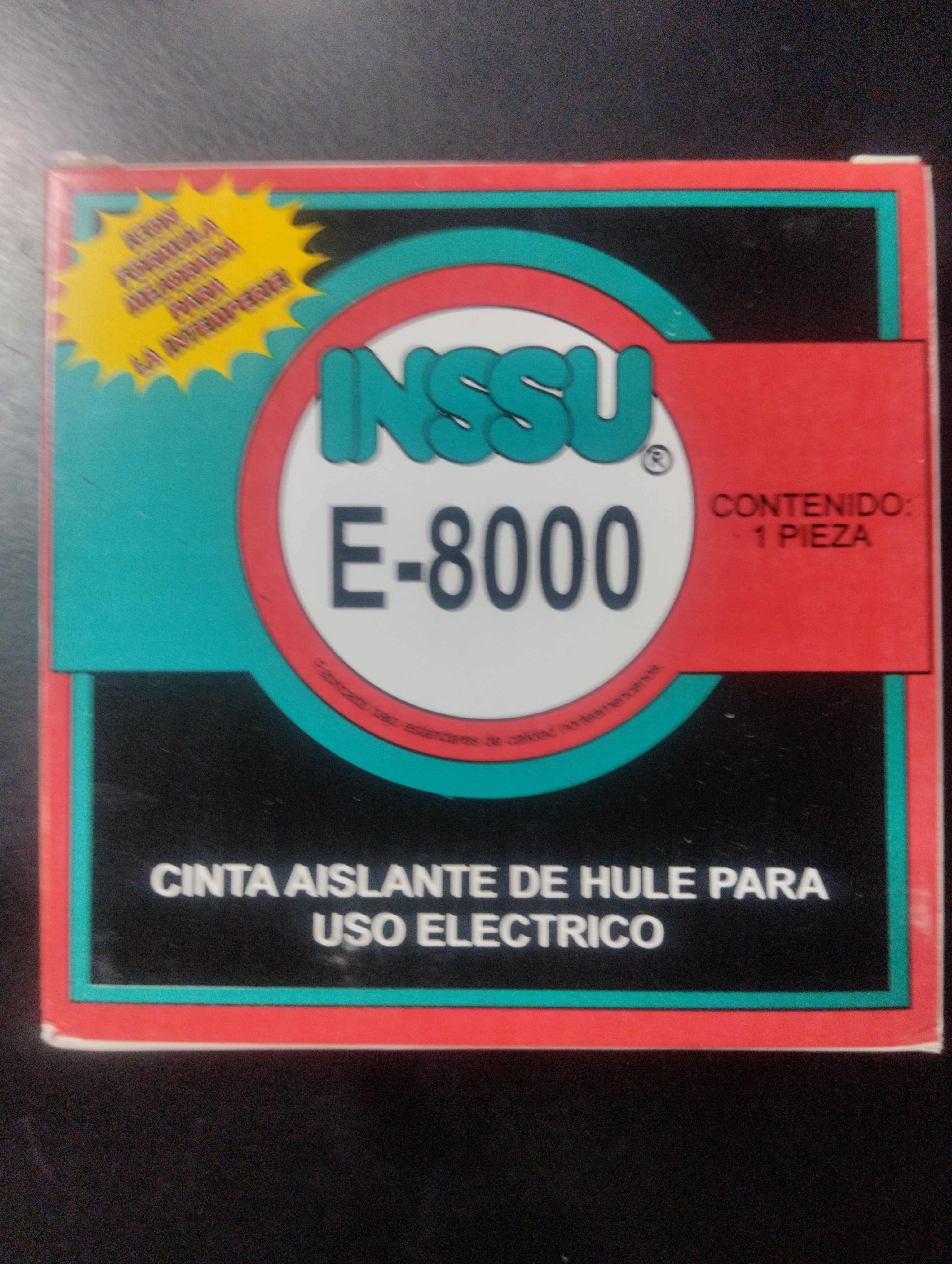 CINTA AISLANTE DE HULE M8 INSSU E-8000 POLIKEN ( E-8000 ) VULCANIZABLE ...