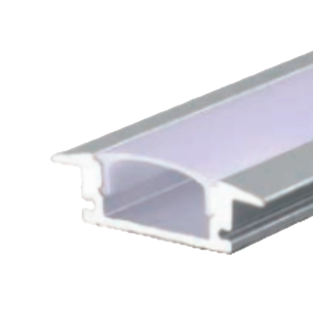 PERFIL DE ALUMINIO WAC-024 EMPOTRABLE ANONIZADO SLIM CON CUBIERTA DE P ...