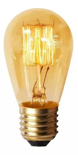 FOCO VINTAGE RETRO GOTA ST64 NO LED 40W 120V 21K E26 51124 – Nosa.mx